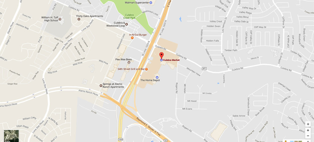 Culebra Market Site Plan - Located in San Antonio, Texas